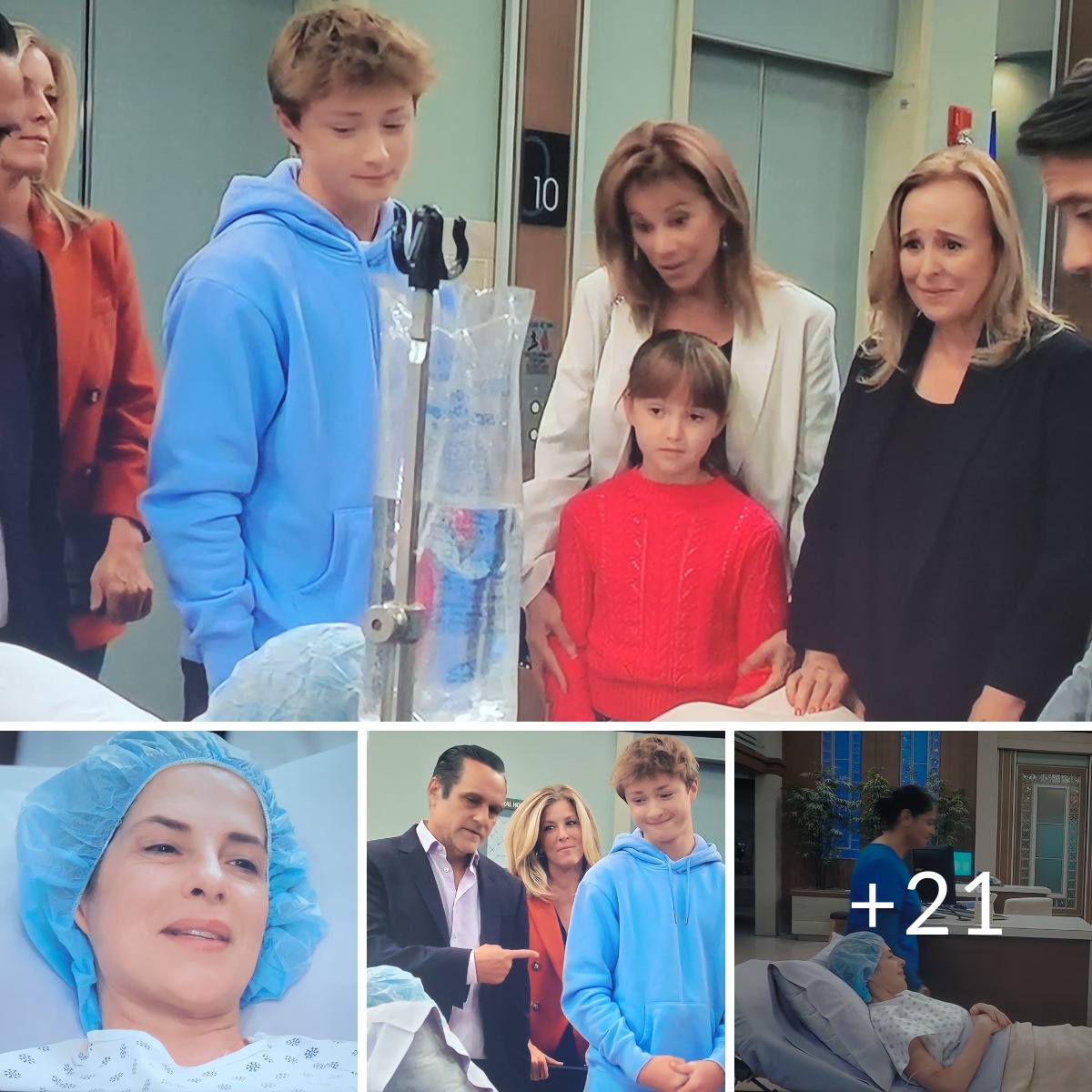 As Alexis, Laura Dante,Jason, Sonny and Carly along with Sam's children ...